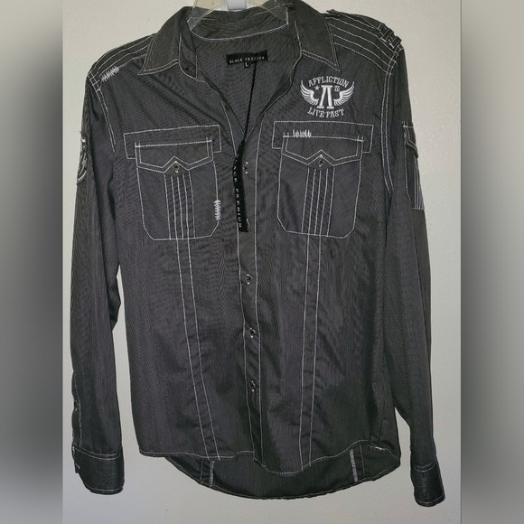 Affliction | Shirts | Affliction Black Label Premium Live Fast ...